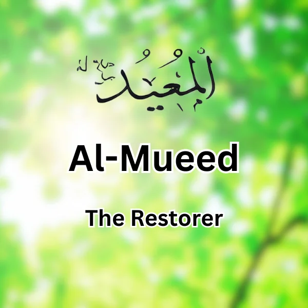 Meaning of Al-Mueed (The Restorer) - IslamFAQ
